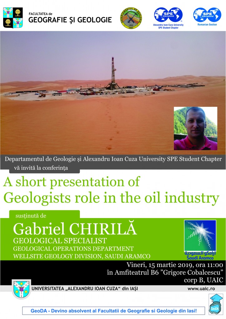 A short presentation of Geologists role in the oil industry ...